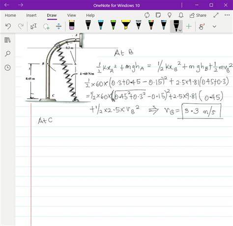 Solved B2 A 25 Kg Collar Is Released From Rest At Point A And