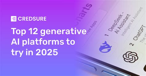Top 12 Generative Ai Platforms To Explore In 2025 Credsure