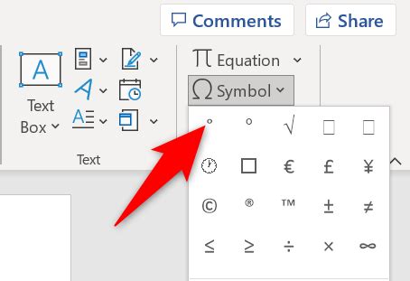 How To Insert The Degree Symbol In Microsoft Word