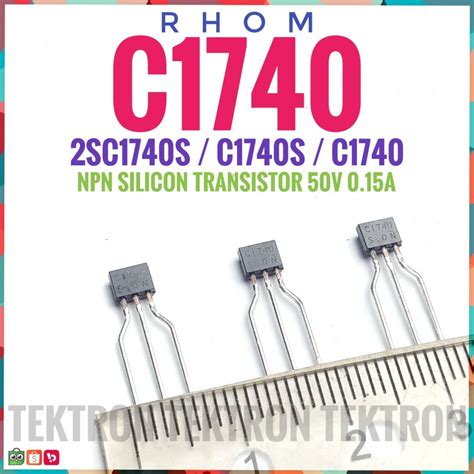 Rohm C1740 Npn Transistor 50v 0 15a 2sc1740s 2sc1740 C1740s Tr Shopee Malaysia