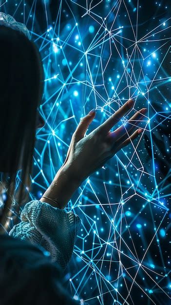 Premium Photo Big Data Concept Digital Neural Network