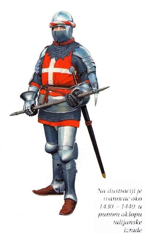 Caballero Hospitalario 1430 1440 Century Armor Medieval Knight