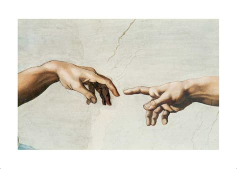 Michelangelo Creation Of Adam Hands