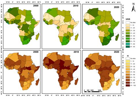 Urban Land Expansion And Spatiotemporal Dynamics Of Urban Green Spaces In Africa