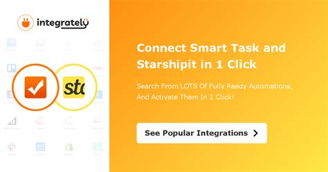 Smart Task Starshipit Integration Connect In 1 Click