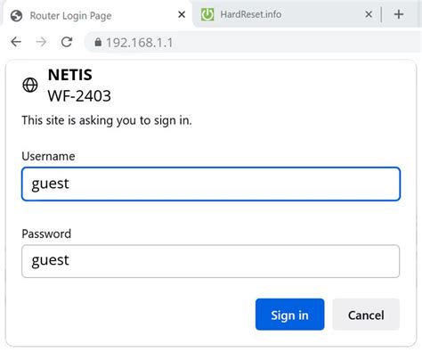How To Open Up Admin On Netis Wf 2403