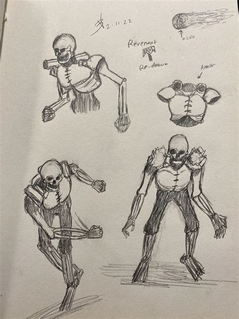 Redrawing The Revenant Sprites Doom