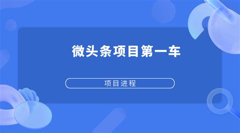 微头条项目第一车【已交付】阳叔网创