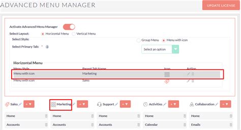 User Guide Advanced Menu Manager