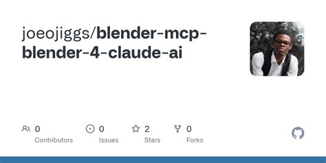 Github Joeojiggsblender Mcp Blender 4 Claude Ai