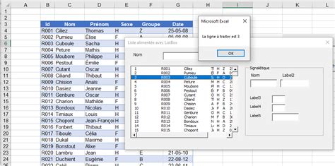 Comment Charger Un Listbox En Plaçant En Colonne 1 Le Numéro De La Ligne De Mes Données