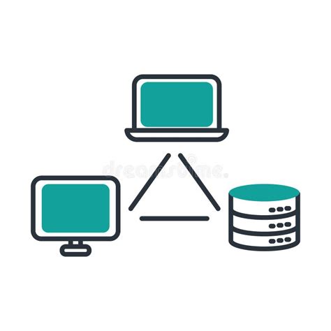 Data Computing Network Connection Illustration Stock Illustration Illustration Of Center
