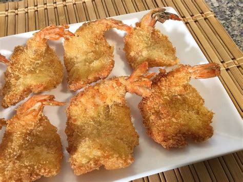Butterflied Coconut Shrimp With Panko Breading Asian Fried Prawns Recipe Prawn Recipes