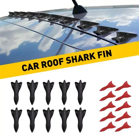 Shark Fin Diffuser For Vortex Generator Hyundai Windshield Roof Spoiler