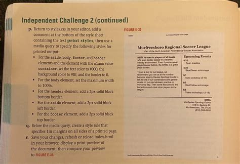 Solved Independent Challenge 2 As You Continue Developing Chegg