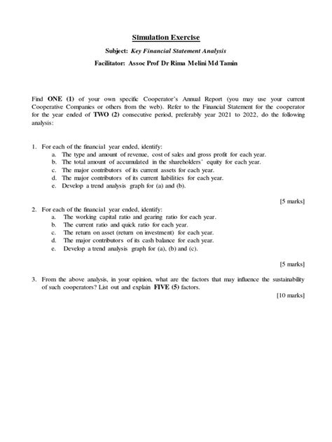assignment simulation pdf