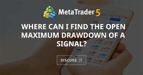 Where Can I Find The Open Maximum Drawdown Of A Signal Profit Trading Trading Systems