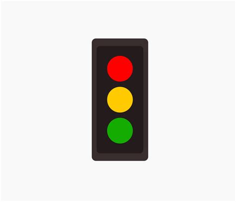 Traffic Light Flat Design 13448515 Vector Art At Vecteezy