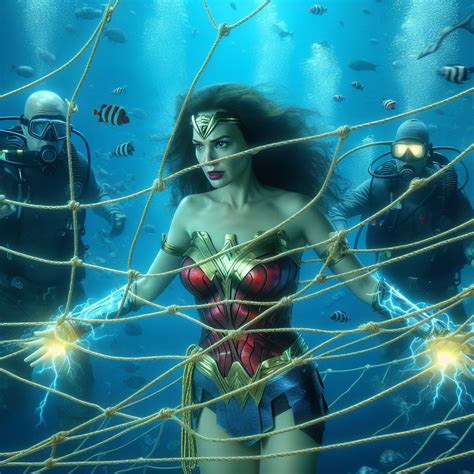 Wonder Woman Underwater Peril 3 By Mjmoore9 On Deviantart