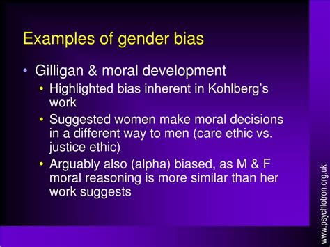 Ppt Gender Bias In Psychology Powerpoint Presentation Free Download Id 6870014