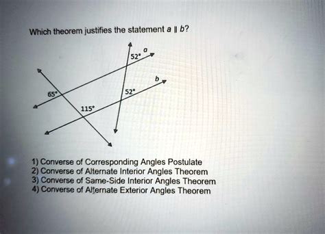Same Side Interior Angles Theorem