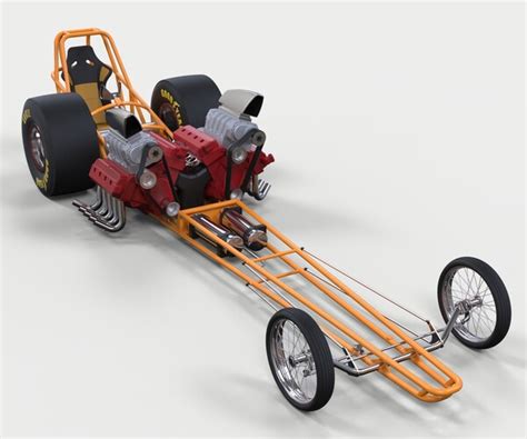 Artstation Twin Engined Dragster Resources