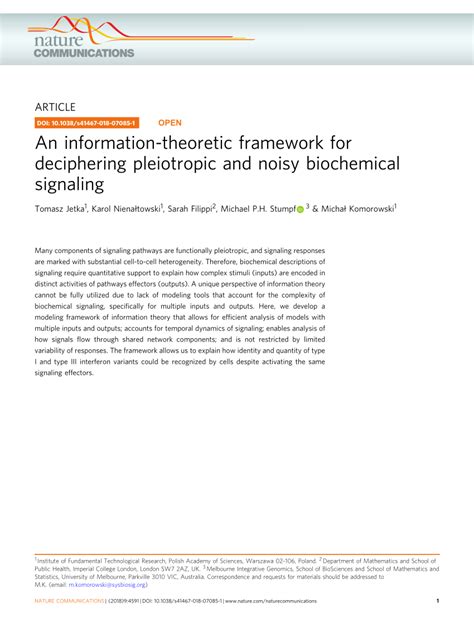 Pdf An Information Theoretic Framework For Deciphering Pleiotropic