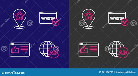 Set Advertising Browser Setting Board With Graph Chart Location