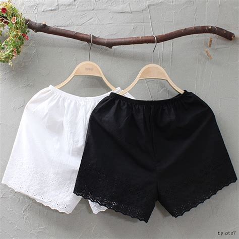 면 펀칭 3부 레이스 속바지 [em022] 학생용