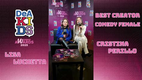 Webboh Awards 2025 Best Creator Comedy Female Cristina Perillo Con Lisa Luchetta Youtube