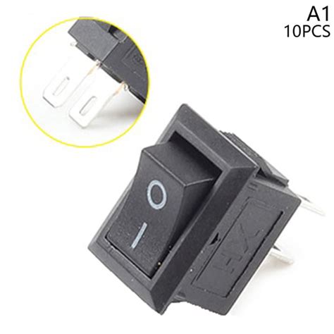 CHENGZI PCS Mini Push Button Switch SPST Pin Car Boat Round Dot Light ON OFF Rocker Toggle