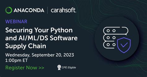 Anaconda Inc On Linkedin Secure Your Python And Aimlds Software