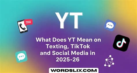 Yt Meaning Slang What Does Yt Mean On Texting Tiktok