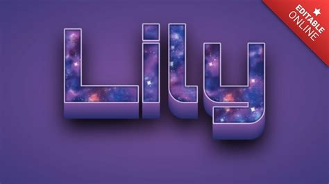 Lily Text Effect Generator