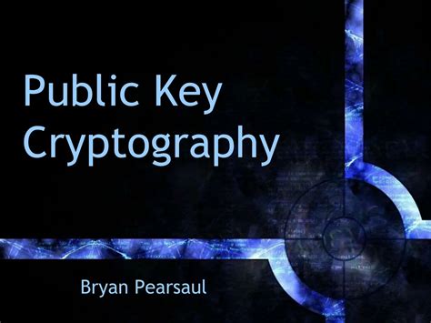 Public Key Cryptography In Crypto Analysis Ppt