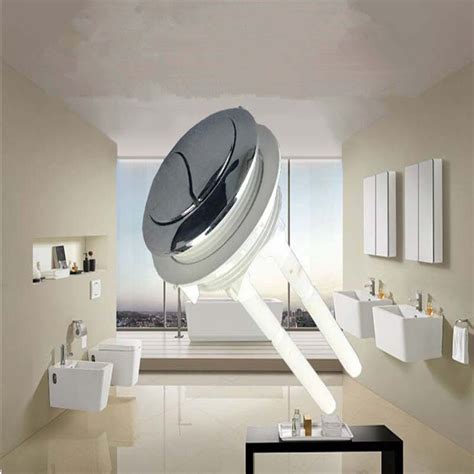 PCS Toilet Push Buttons Threa Dual Flush Toilet Grandado