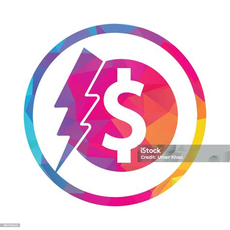 Thunder Money 로고 벡터 템플릿입니다 플래시 달러 로고 디자인 아이콘 벡터 일러스트 레이 션 0명에 대한 스톡 벡터 아트 및 기타 이미지 Istock