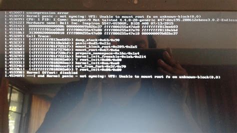 Problem With Dual Boot Unable To Mount Root Fs Help Endless Community