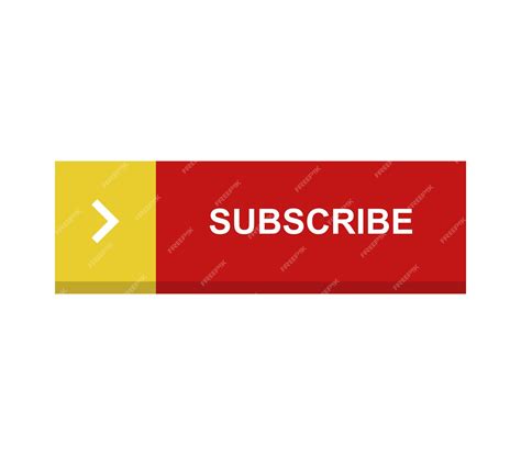 Premium Vector Subscribe Button