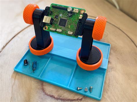 Component Organiser Base For Pcb Clamp Remixed By Haus Sparrow Makerworld