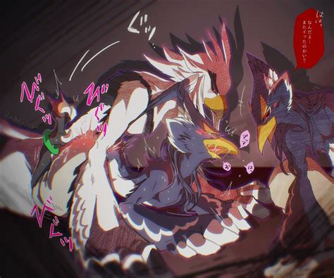 Rule 34 Anal Anal Sex Anthro Avian Beak Bird Blue Body Blue Feathers Bodily Fluids Breath Of