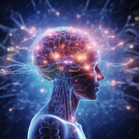 Premium Ai Image Neuro Signal In The Brain