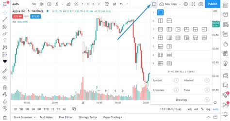 How To Enable The Multi Chart Mode — Tradingview
