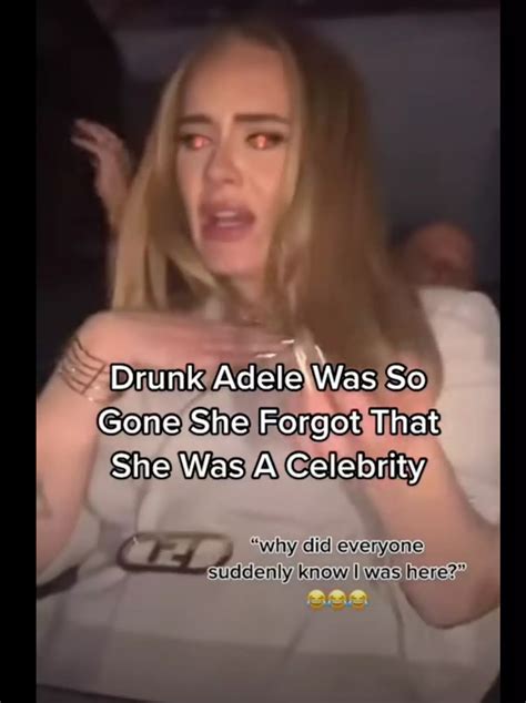 Adele Once Got So Drunk She Forgot She Was Famous