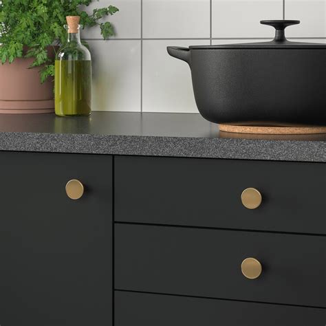 Kalerum Knob Brass Colour 30 Mm Ikea