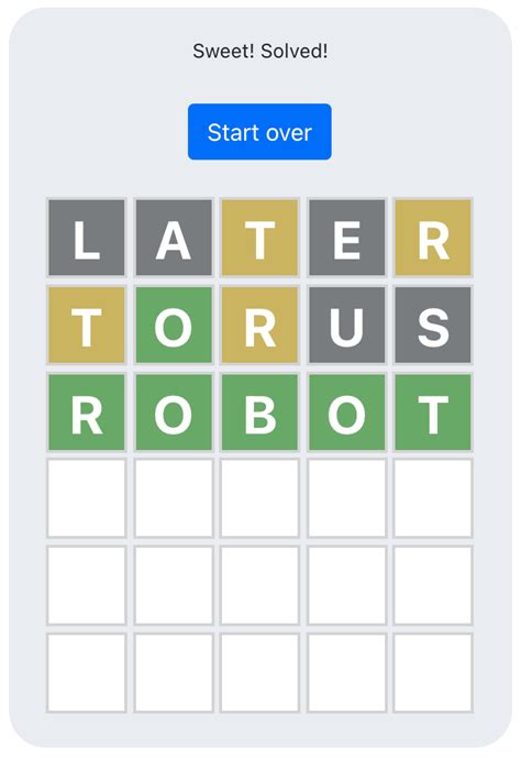 Github Hannesveitwordle Solver A Wordle Solver Written In Python And React