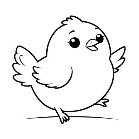 유아 를 위한 귀여운 터 일러스트레이션 새 그림 색칠 활동 프리미엄 벡터 유아 를 위한 귀여운 터 일러스트레이션 새 그림 색칠 활동 프리미엄 벡터