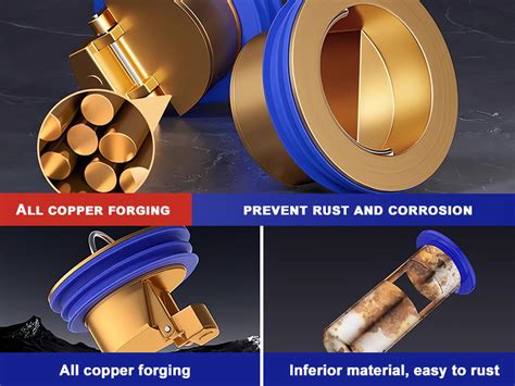 Qruilantu 2 Pieces Shower Floor Drain Backflow Preventer Magnetic Levitation One Way