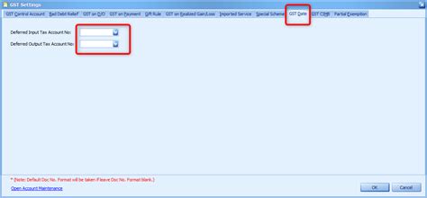 Troubleshooting Error ‘empty Deferred Output Tax Account In Gst Setting ‘when Set Gst Date