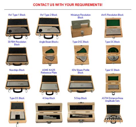 Test Reference Blocks Curtis Industries Inc